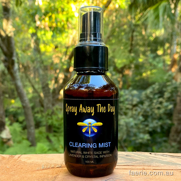 "Spray Away The Day" CLEARING SPRAY – Faerie Store